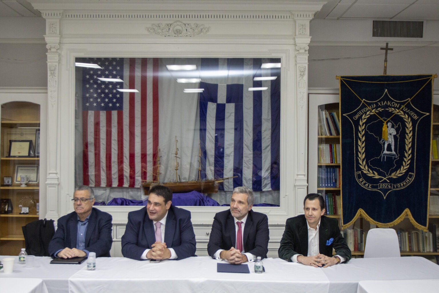 Νέα Υόρκη. Επίσκεψη του αναπληρωτή υπουργού Εσωτερικών Θεόδωρου ...